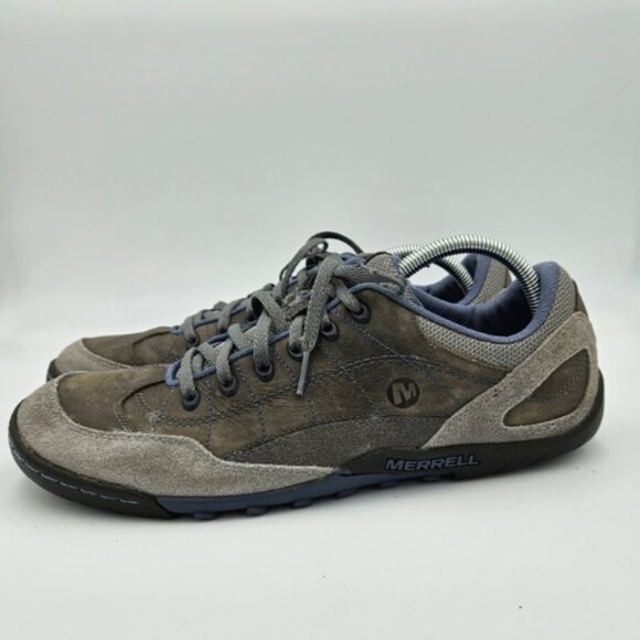 Merrell | Shoes | Merrell Mens Pike Sector Gray Lace Up Sneaker Shoe Sz ...